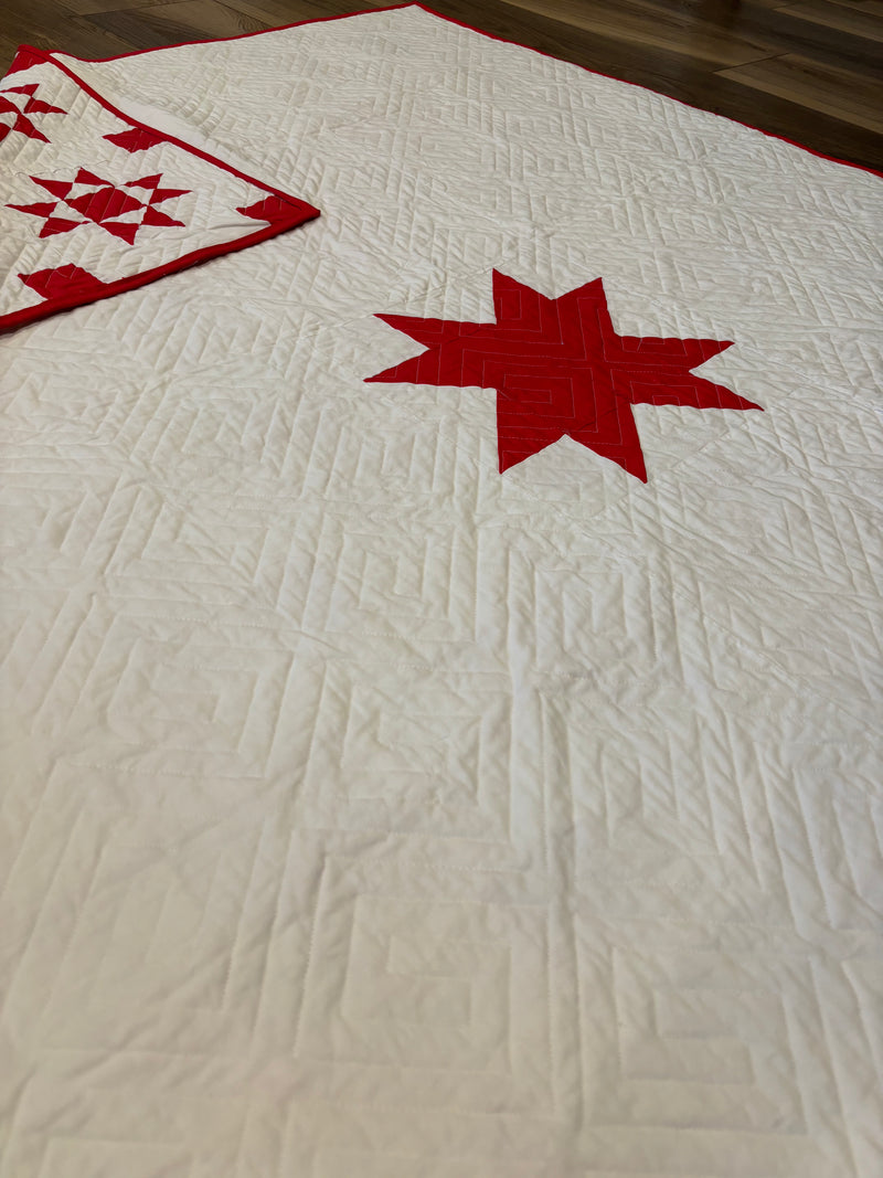 Red Star quilt – Shiner Bluestem
