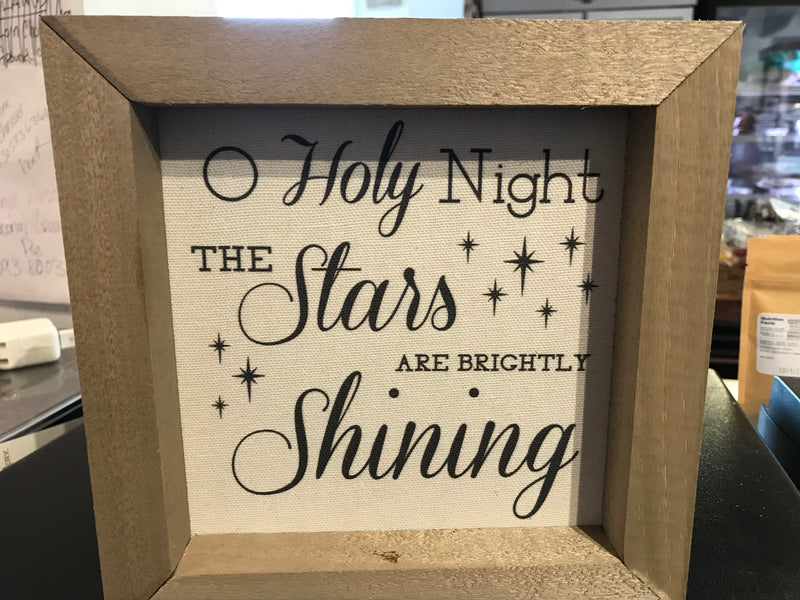 8” x 8” framed signs – Shiner Bluestem